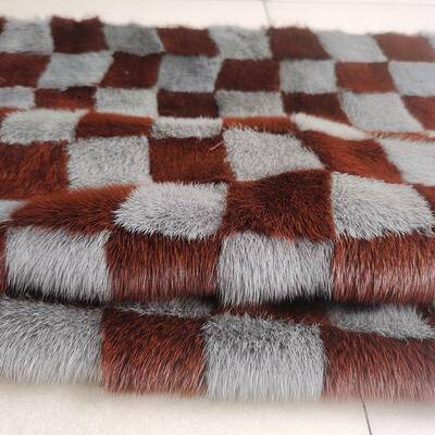 水貂拼接毯子RLJ褥地子服内胆保暖头防潮褥子床边饰垫水貂褥子