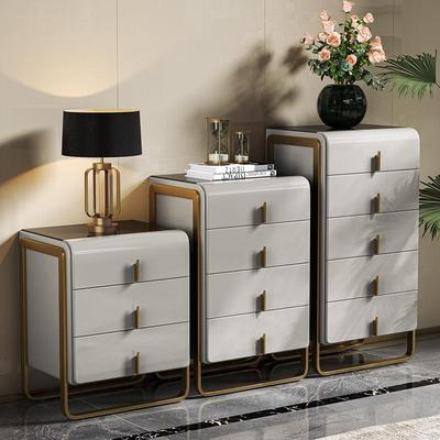 轻奢五斗柜意式客厅烤漆三四六斗储物柜边柜抽屉柜高档卧室收纳柜