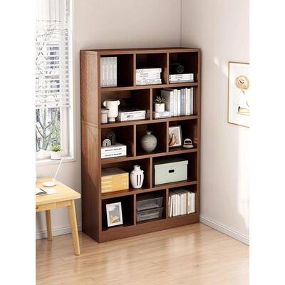 柜书架置物架格子示柜落地家用书展架BYA一体墙客厅靠储物柜整墙