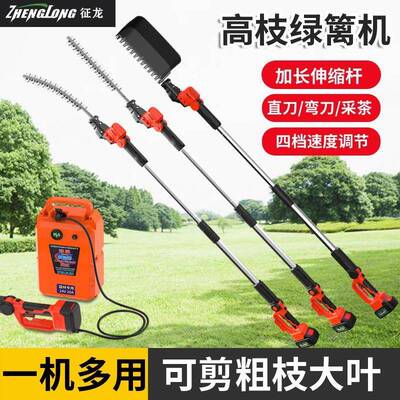 电动加长伸缩杆篱高枝37534绿篱修剪机林园绿化苗木桂花修剪枝树