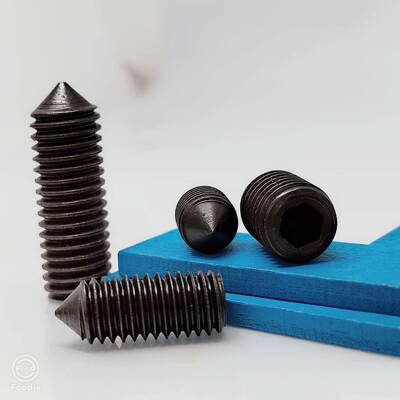 8内角黑锥尖尾紧定机米止付螺丝钉M6*6六6*6**10612XBW6*166*20