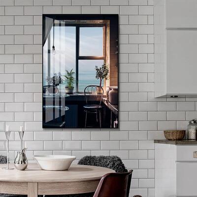 窗饰外景挂画法式客厅餐HWD厅墙装面画卧室北欧i风ns风延伸空间壁