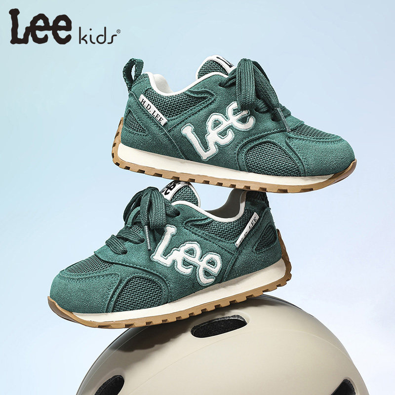 Lee kids男女童阿甘鞋运动户外儿童鞋春秋季新款休闲童鞋时尚板鞋