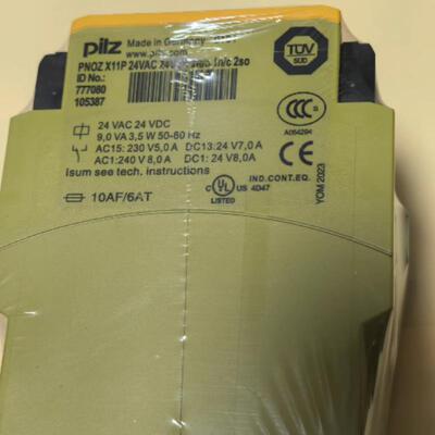 PILZ/皮尔兹777080PNOZX11P24VAC24VDC7n/o1n/c2so继电器