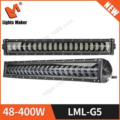 新款LED长条灯龙版远光近光前杠中网货牧马人越野车顶改装灯