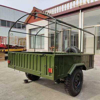 明源单轴雨棚拖车平板拖车平板车型号多优惠大