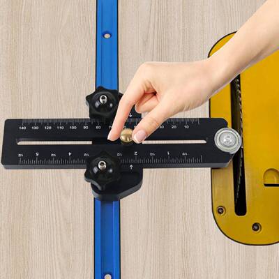 木工用台锯切割位靠山铝合金工作台滑68326限槽定位固定专工器具