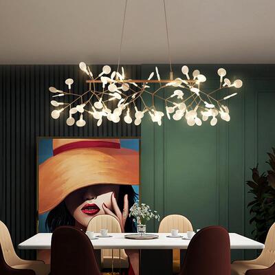 北欧客厅萤火虫树枝吊灯后现代简约艺术创意个性卧室书房餐厅灯具