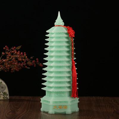 用九层文昌塔十厅三层塔办公室书房书桌宝摆件家1010-7居客装饰品