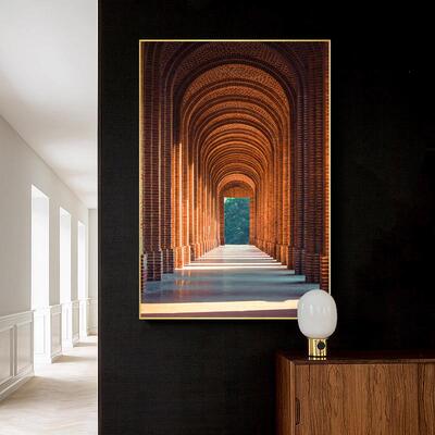 客壁厅装饰画现简约轻奢建网代红挂筑画64260酒店走廊民宿样板房