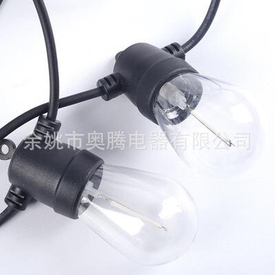 跨境户外防水太能灯串复古露营氛围灯串节灯SSX日阳庭院装饰串