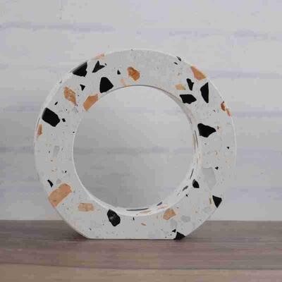 简约北欧20230916几形何水磨石摆件居装电视柜家装饰拱门半圆饰品