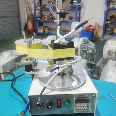 TM-1000RST带机带气缸自动压住产品机磁环线圈外围胶带半自动包胶