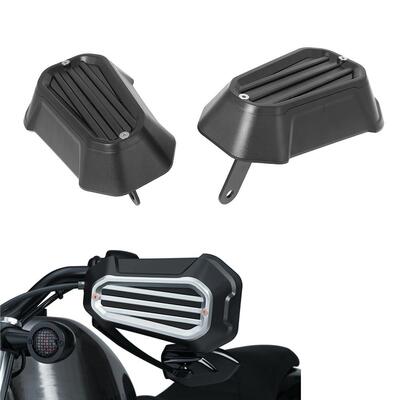 哈雷88348改装手把挡风护手罩72黑色手把防风护板护手