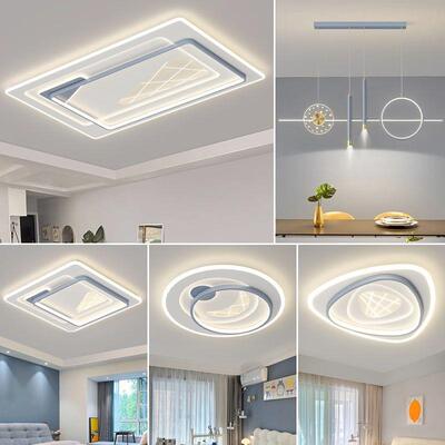 2主05新款长方形929le吸顶灯客厅d灯一2体式现代简约家用智能灯主