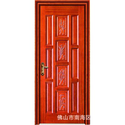 樱间桃原木门612简门约实木门欧式简约实木红门卫生门厨房厂家直