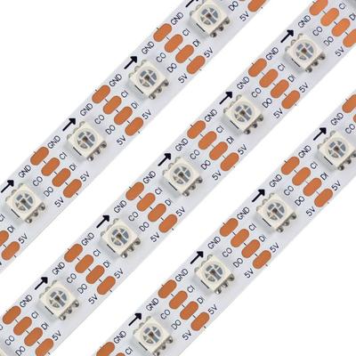 APA102升级款HD107S内置IC幻彩60灯5050RGB单点单控不防水灯带