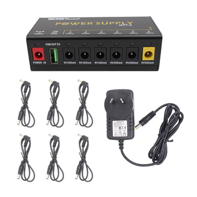 新品 MOSKYAUDIO MPT-6 POWER SUPPLY 6路乐器电源DC输出