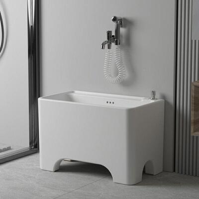 家用阳13490台拖池池一体式陶瓷拖布池洗地拖把盆水槽卫生四脚间