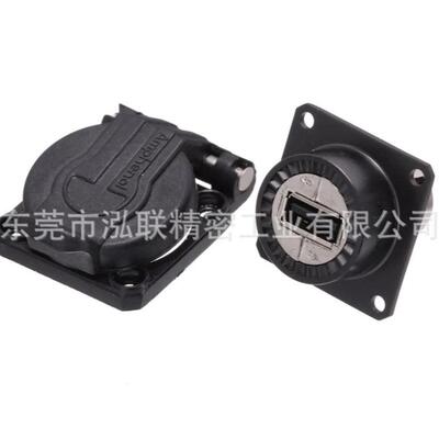 USBF21ZNSCC替代品USB连接器USBSqrFlngRcpt+CapFemaleUSB-