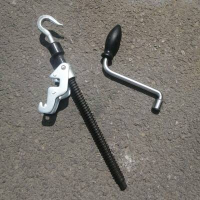 铁路人工制动机岔道密贴闭锁器防溜带手摇把轨道紧固器