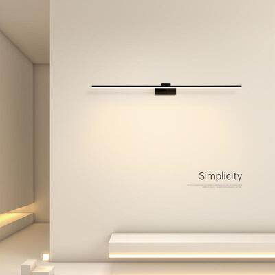 镜孔前灯led生间灯浴室柜免47510打壁灯化妆卫光补灯长条灯梳妆台