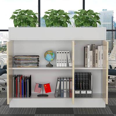 屏风隔断置物架24571卡办公室铁落艺地餐厅饮栅栏座装绿植隔断饰