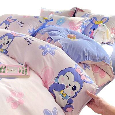 纯棉被套单件150x00x230生宿单人全棉被罩1米5PTP舍被单180学x222