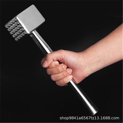 松肉锤排牛锤304不肉锈钢敲48004肉锤牛排工锤子猪排打肉敲嫩肉器