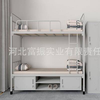 上下层铺双铁架床44801上下床高低床学生宿舍双工地员工床床层铁