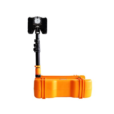 轻便式移动照明工作灯LED消防救援FW6116红黄警示伸缩抢修应急灯