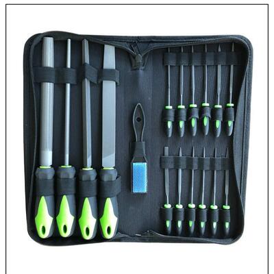 打厂家直供锉刀套装7组合1pcs金属圆锉钢锉磨000工具18件带包组挫