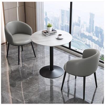 岩茶板ZFK几家用阳台茶桌椅子组合办公接待洽谈椅轻奢商务桌闲桌