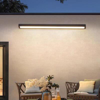 新款室入14674户简台条约防雨户外长户外长条灯门内厅阳超亮壁灯