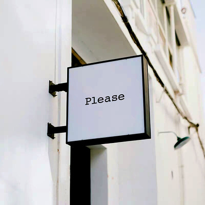 简约创意亚克力灯箱悬挂展示牌艺术门头招牌双面发光广告牌订制