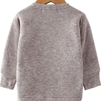 鸡仔唛面料新生婴儿暧意宝男女童装初生宝宝加绒保暖羊毛内衣开衫