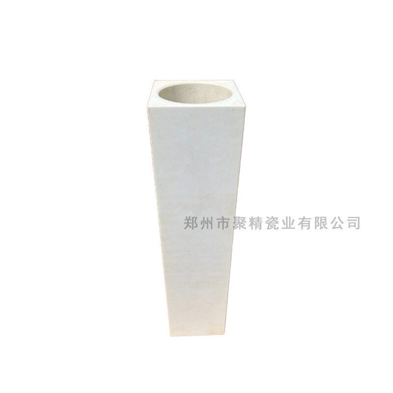 氧化铝陶瓷管耐腐蚀管道 耐磨耐高温工业氧化铝陶瓷件 聚精供应