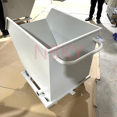 工业铁屑车间卸垃圾周式转车翻斗集屑车机584床铁渣废料铁削推自