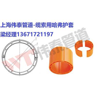 PHG哈夫式CVCS管NS25-200护H塑钢哈弗套