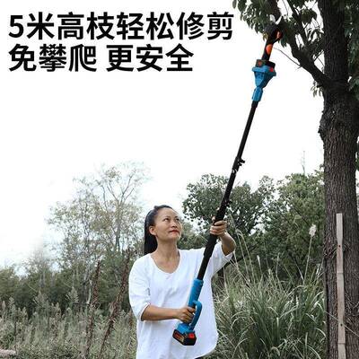 国虎XPZ臣修枝加长电杆率大功园林工具高枝德剪动伸缩杆全自动