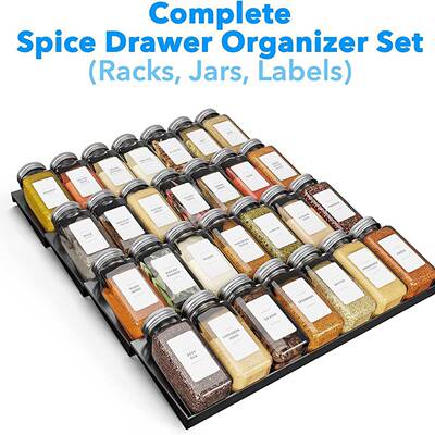 跨境拆抽屉式收内置四层味架可卸分层厨房抽屉金属CT-TLJ-0调铁艺