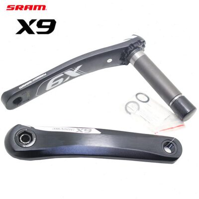 SRAM速联X5 X7 X9 X0牙盘 曲柄 改装正负齿牙盘单盘左右曲柄175MM