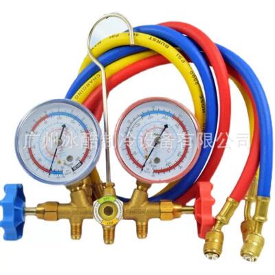 恒森出口包装R12/R22/R404a/R134a冷媒表组带三色管CT-536G