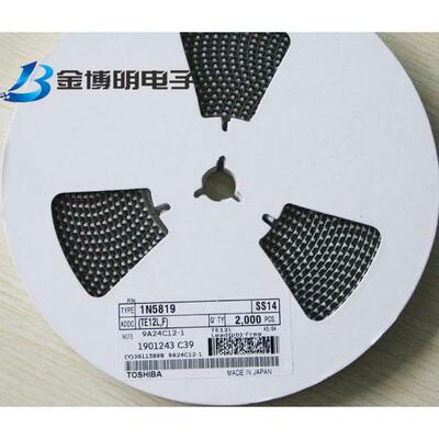 供应贴片肖二极管1N5819SS14封装SMADO-214AC肖特基二极管