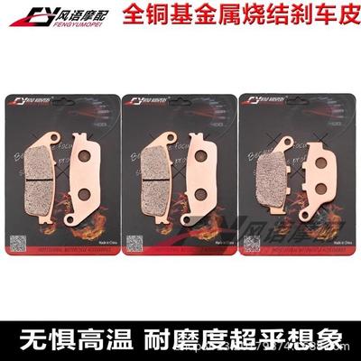 适用隆鑫无极500R500DS650DSCR9金属前后刹车皮碟刹片