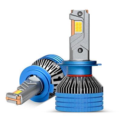 汽车LED大灯大功率120W大芯片三铜管超亮白光H4H7解码CANBUS