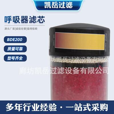 凯岳BDE2滤0MEC0空气呼吸器滤芯BDE200G2W1.0/过WX20.0器工业袋式