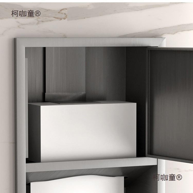 不带锈钢合一手纸盒卫生间QQM抽纸三架箱嵌入式垃圾桶烘手器擦麦