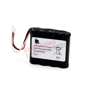 4HR-3U4.8V2700mAh设备仪器用充电电池04Z14500-0206