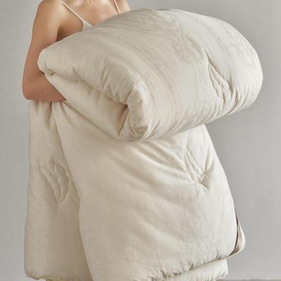 高端A类55%李官齐大豆纤维被冬被60支全棉春秋被加厚保暖子母被